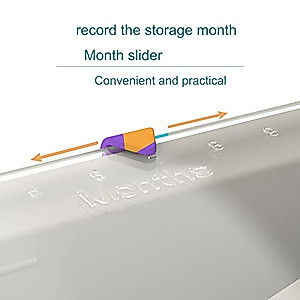 Silicone Freezer Tray with Lid - Food Freezer Container, Makes 2 Portions 2 Cup+4 Portions 1 Cup Cube Portion, Ice Cube Tray for Soup Sauce Meal Prep, Soup Trays with Date Slider-2 Pack