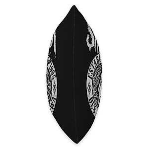 Slipknot Official Goat Flames Black Throw Pillow, 18x18, Multicolor