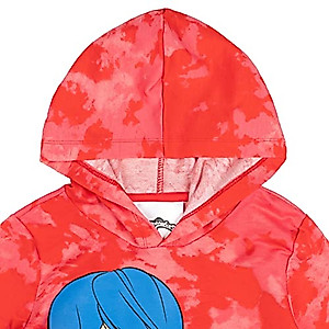 Miraculous Ladybug Little Girls French Terry Hoodie Red 7-8