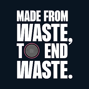 Circular & Co Reusable Coffee Cup - 12oz - 100% Leakproof Travel Mug - Made from Recycled Coffee Cups - Sustainble Coffee Tumbler - 360 Drinking - BPA Free - Dishwasher Safe