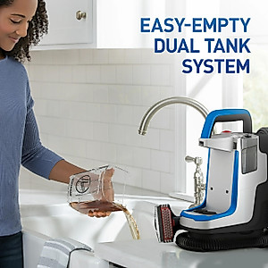 Hoover CleanSlate XL Deep Cleaning Carpet + Upholstery Spot Cleaner Machine with Specialized Tools, Permanent Stain Remover, Pair with Hoover Portable Spot Cleaner Solution