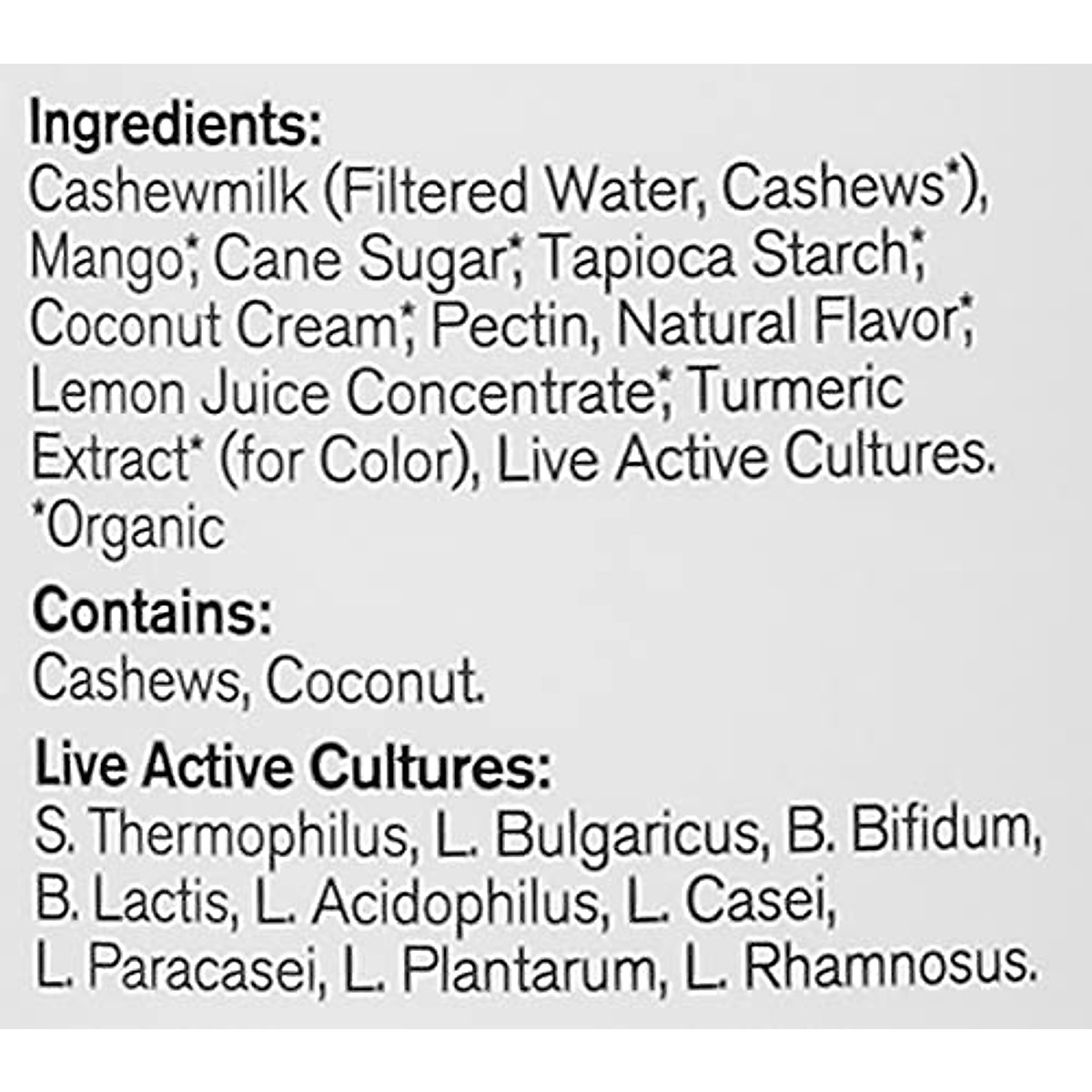 FORAGER PROJECT Organic Mango Cashew Drinkable Yogurt, 28 FZ