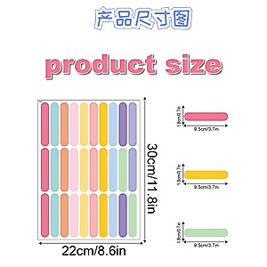 Confetti Strip Wall Decal Stickers for Kids Room Removable Confetti Sprinkle Wall Stickers for Nursery Boys Girls Bedroom DIY Decorations