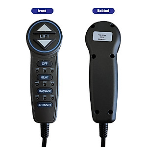 Kroshine Lift Chair Power Recliner Replacement 6 Button 5 Pin Prong MLSK55-A1 Hand Control Handset Remote