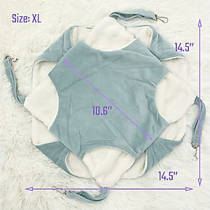 LOZERNE Urtra Soft 2-Tier Hammock for Bearded Dragon; Cozy Hanging Swing Nest with Suction Cup Hooks for Lizard, Gecko and Other Small Animals; Premium Bearded Dragon Tank Accessories (XL)