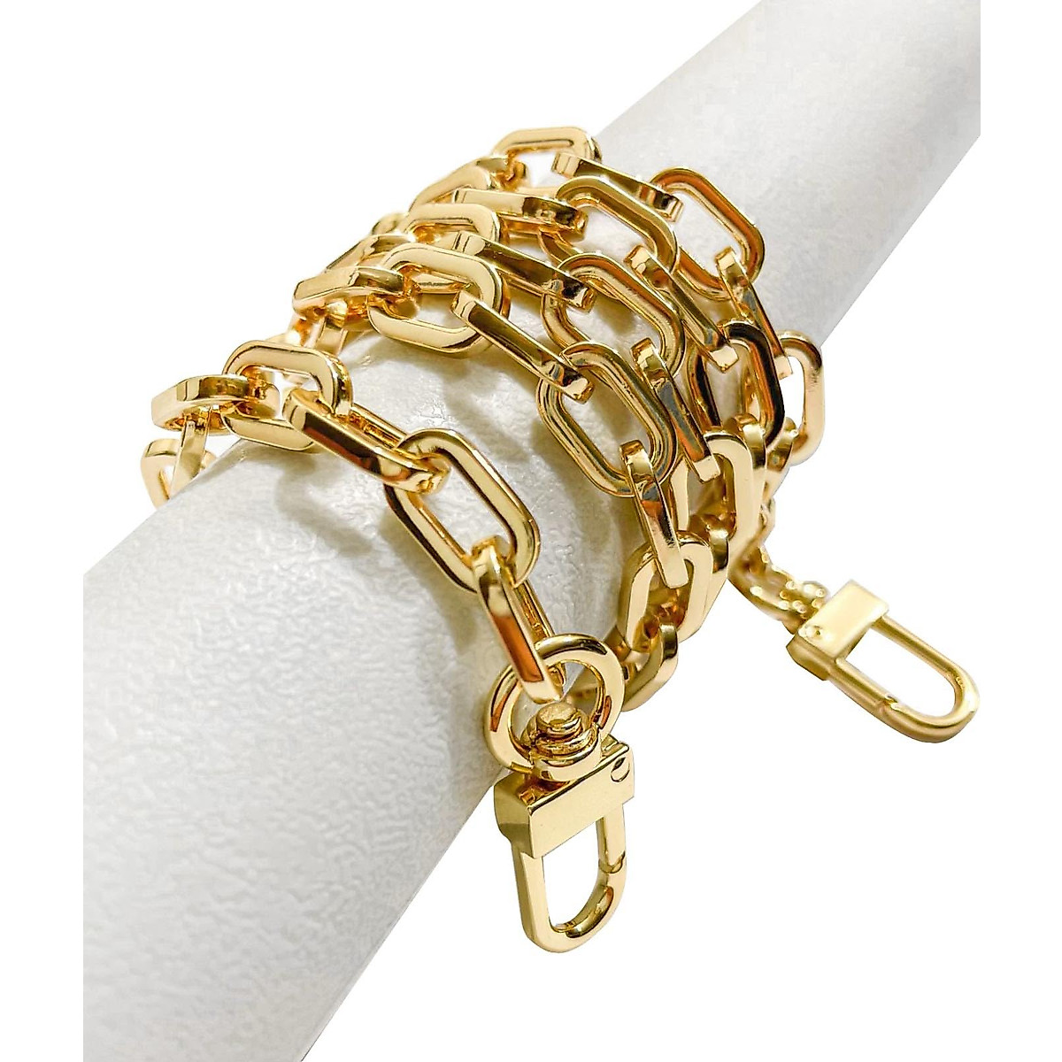 NEXT FASHION Box Purse Chain Crossbody Shoulder Strap (9mm) Replacement - (48" / 120cm)