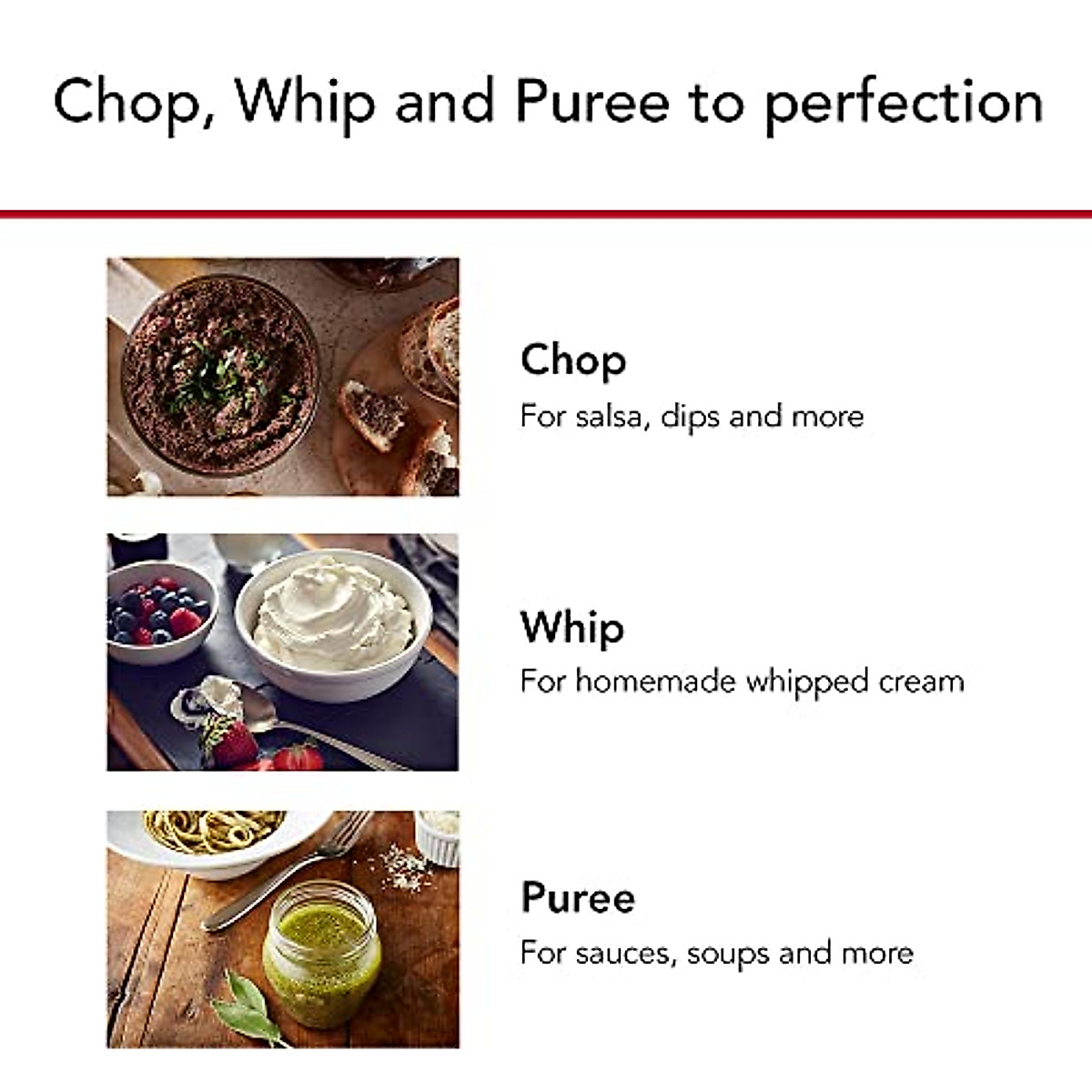 KitchenAid 5 Cup Cordless Food Chopper, White