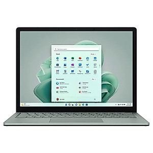 Microsoft R1S-00051 Surface Laptop 5 13.5" Intel i5, 8GB/512GB Touch, Sage Bundle with Elite Suite 18 Software + 1 Year Protection Warranty