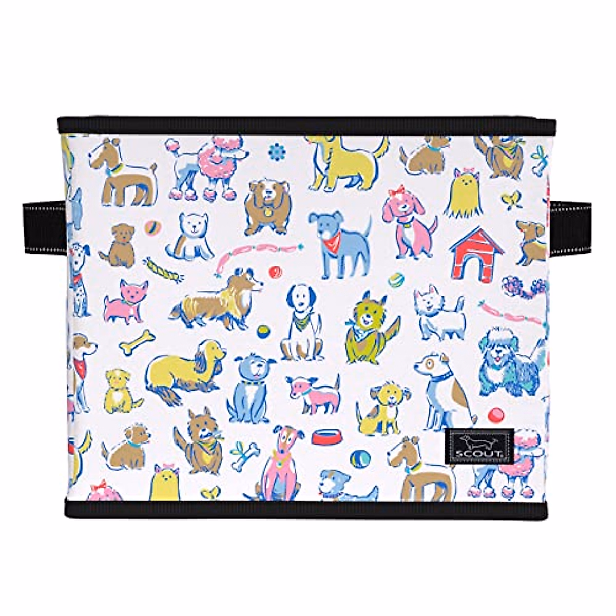 SCOUT Hang-10 Collapsible Storage Bin, Fits Hanging Files, Open Top, Two Handles