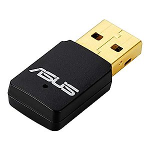 ASUS USB-N13 C1 300Mbps USB Wireless Adapter, Supports WEP, WPA, WPA2 WPA3 encryption Standards (USB-N13 C1)