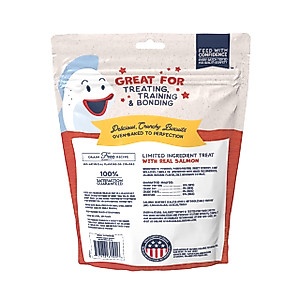 Natural Balance Limited Ingredient Original Biscuits | Fish & Sweet Potato Grain-Free Dog Treats for Adult Dogs of All Breeds | 14-oz. Pouch