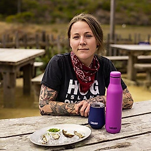 CamelBak Horizon 12oz Wine Tumbler - Insulated Stainless Steel - Tri-Mode Lid - Navy