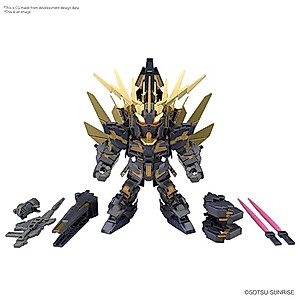Bandai Hobby - Gundam UC - #19 Unicorn Gundam 02 Banshee (Destroy Mode) & Banshee Norn Parts Set, Bandai Spirits SDCS Model Kit