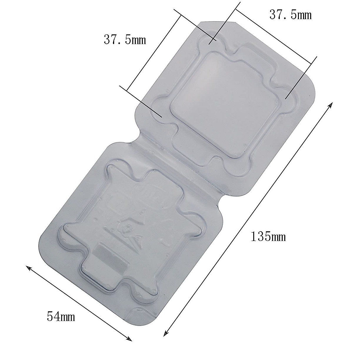 SJZBIN 8PCS Plastic Protective Case Clam Shell for LGA1150/1151/1155/1156/1200 CPU