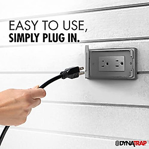 DynaTrap DT2000XLPSR Large Mosquito & Flying Insect Trap – Kills Mosquitoes, Flies, Wasps, Gnats, & Other Flying Insects – Protects up to 1 Acre