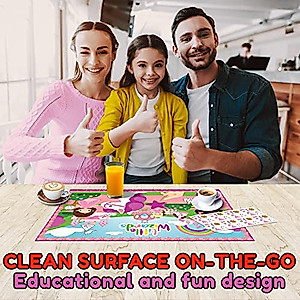 40x Disposable Placemats for Baby – Toddler Placemat Kids Placemat – Disposable Placemats for Toddlers – Baby Placemat for Restaurants – Plastic Placemats for Kids – Toddler Placemats for Dining Table