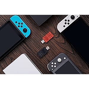 8Bitdo Wireless USB Adapter 2 for Switch/Switch OLED, Windows, Mac & Raspberry Pi Compatible with Xbox Series X & S Controller, Xbox One Bluetooth Controller, Switch Pro and PS5 Controller