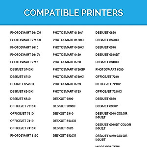 LD Products Remanufactured Compatible Replacements for HP 96 Ink Cartridges HY (4 Pack - Black) for use in OfficeJet, DesignJet, Photo Smart and DeskJet
