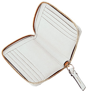 Dooney & Bourke Wallet, Saffiano Small Zip Around Wallet - Off White