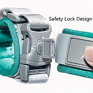 HUGVIDAS Anti Lost Wrist Link, 2 Pack Toddler Leash Kid Leashes Babies Safety Harness,Toddlers Safety Strap for Travel