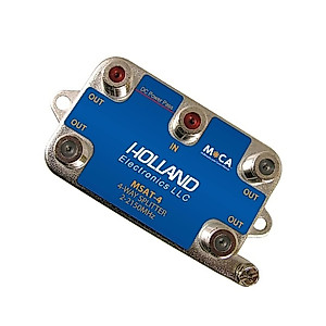 Holland Splitter, 4-Way, MoCA Enabling, 2-2150Mhz, Direct TV Approved