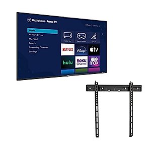 Westinghouse 50-Inch 4K UHD Smart TV UX Series HDR10 60Hz Refresh Rate Compatible with Alexa & Google Assistant + Free Wall Mount (No Stands) WR50UX4210 (Renewed)