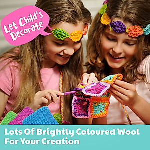 4M 3625 Easy-To-Do Crochet Kit - DIY Arts & Crafts Yarn Gift for Kids & Teens, Boys & Girls