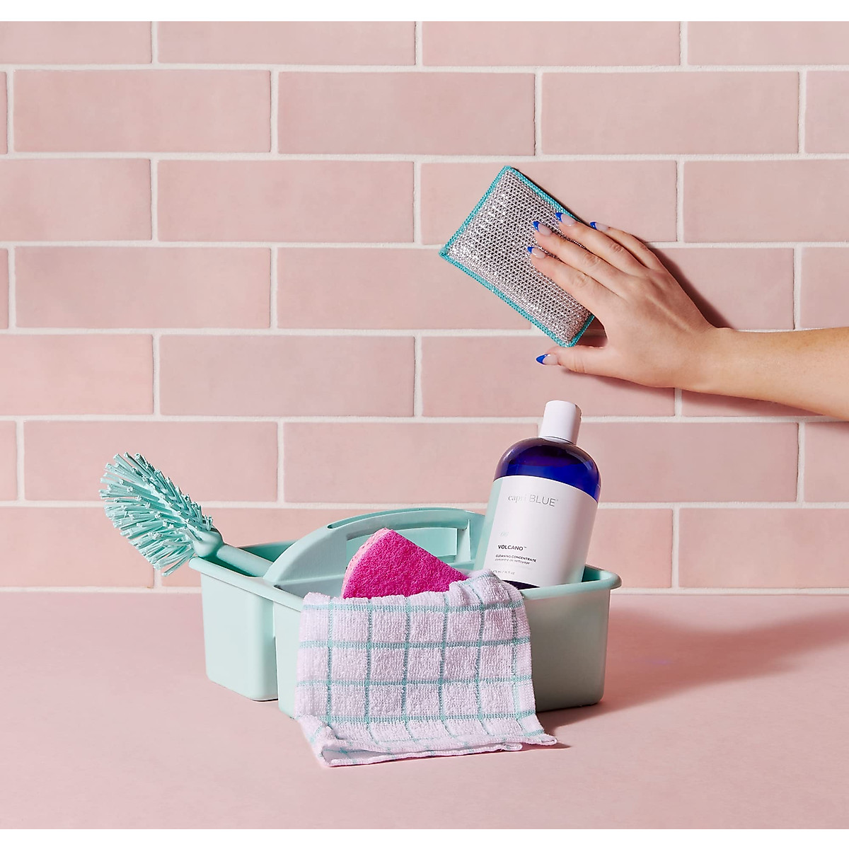 Capri Blue Volcano Cleaning Concentrate - Multi Purpose Cleaner - Cleaning Products Safe for Floors, Tile, Countertops & More - Vegan & Cruelty Free - Non-toxic Cleaning Supplies (16 fl oz)