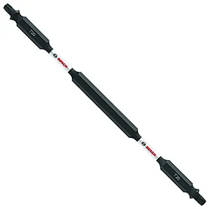 BOSCH ITDET20601 1-Piece 6 In. Torx #20 Impact Tough Double-Ended Screwdriving Bit