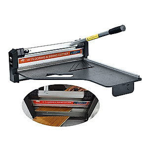 KS EAGLE KC460L 18'' Pro Laminate Floor Cutter for LVP, WPC, LVT, SPC, VCT, PVC and Rigid Core Vinyl Plank Included Honing Stone