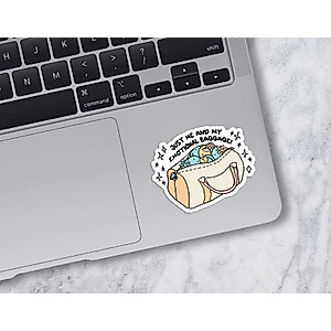 Akira Emotional Baggage Sticker, Mental Health Sticker, Motivational Sticker, Luggage Suitcase Sticker, Water Assitant Die-Cut Vinyl Funny Decals for Laptop, Phone, Water Bottles, Kindle Sticker