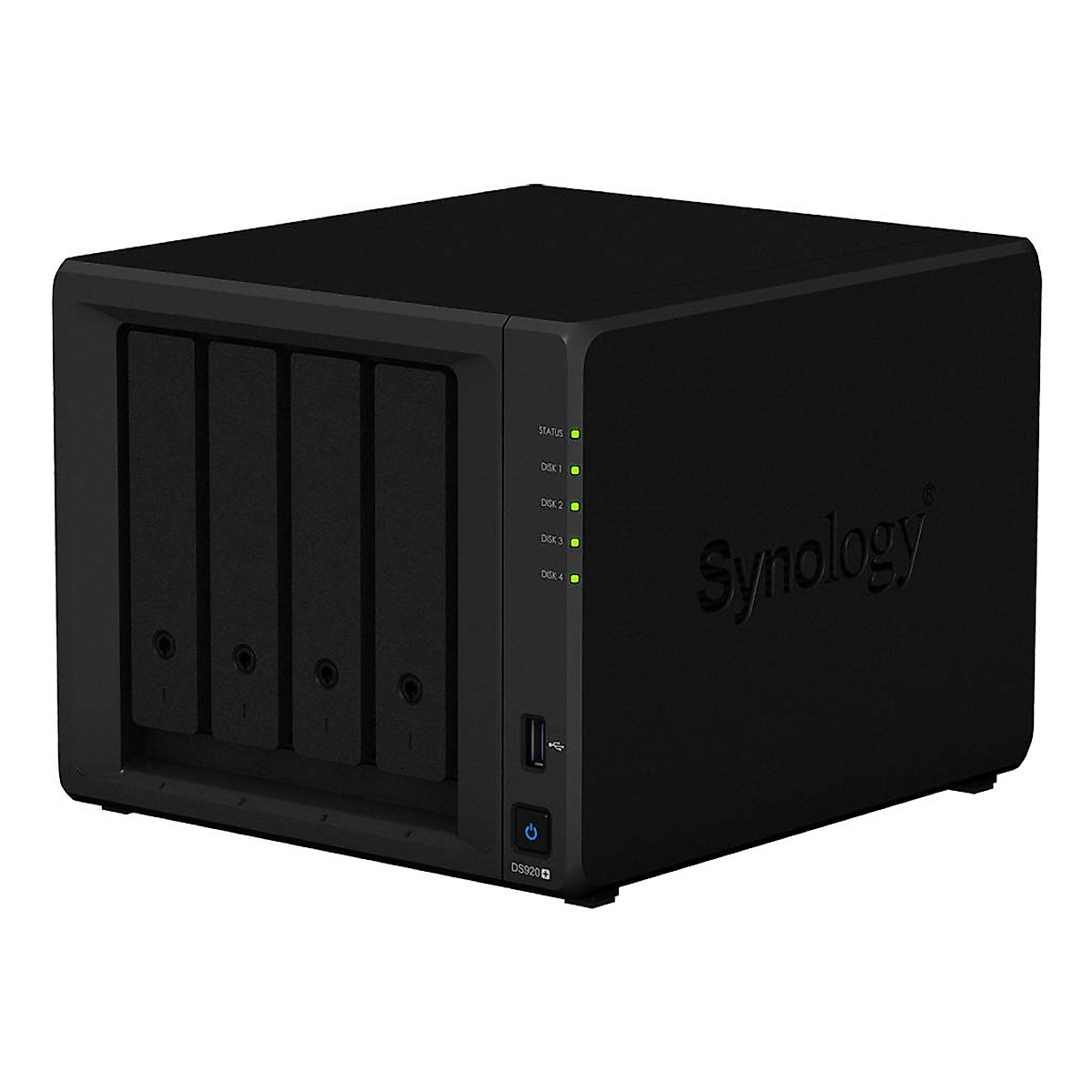 Synology DiskStation DS920+ NAS Server for Business with Celeron J4125 Quad-Core CPU, 8GB DDR4 Memory, 8TB SSD Storage, DSM Operating System