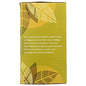 Allegro Tea, Organic Decaf Lemon Green Tea Bags, 20 ct