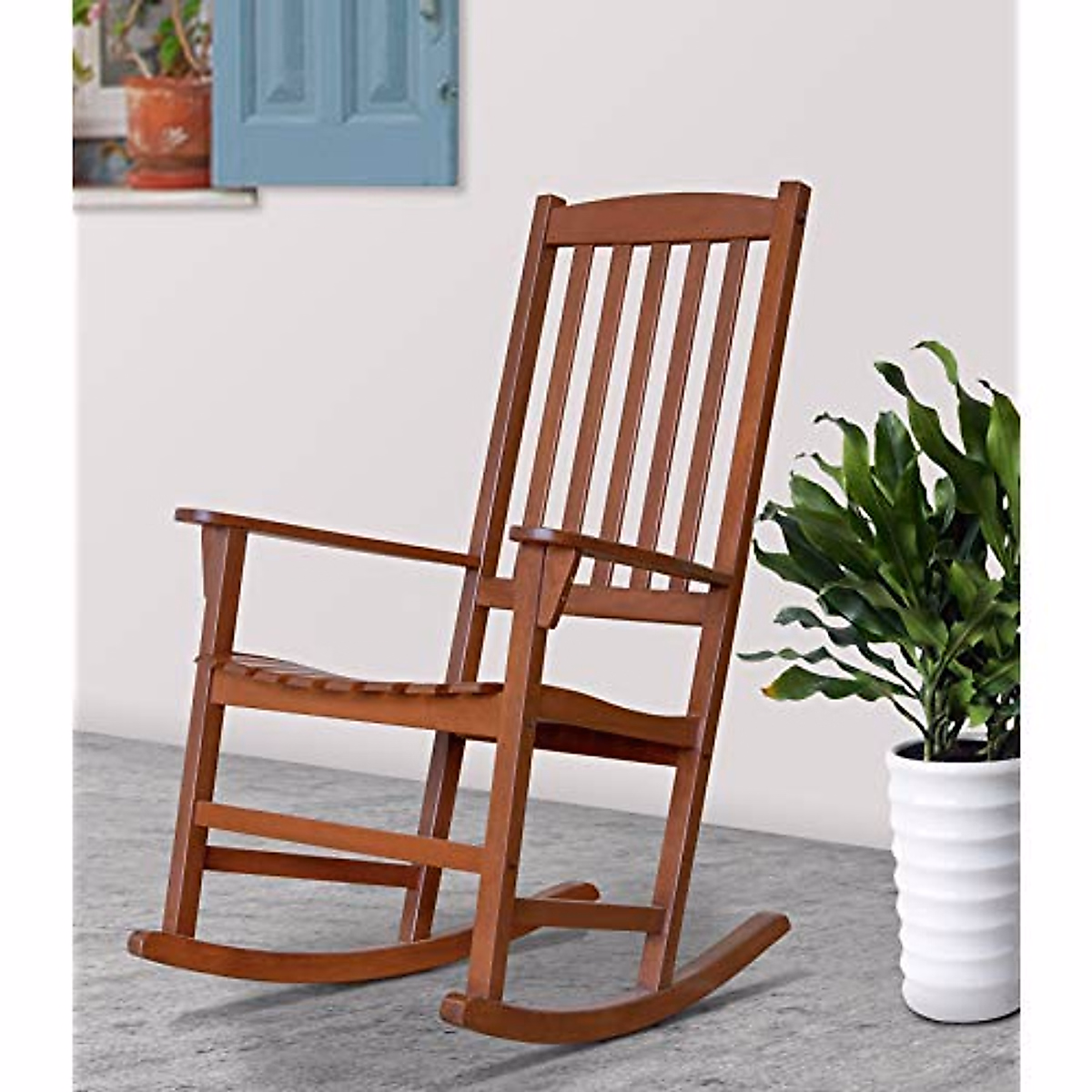 Cambridge Casual Bentley Porch Rocking Chair, Dark Magenta