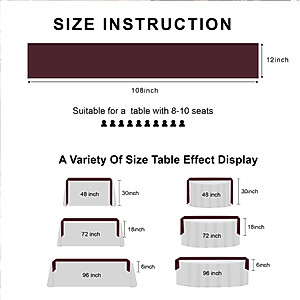 BETRIC Satin Table Runner 12 x 108 inch for Wedding, Birthday Parties, Banquets Decorations - 1 Pack,Gold