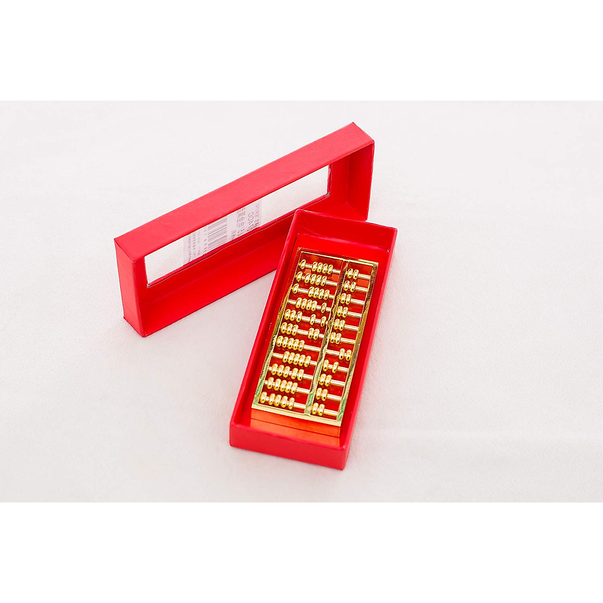 Brass Statu BRABUD Mini Copper Abacus Decoration Chinese Calculator Math Calculating Tool for Kids Adult Collection WQ018