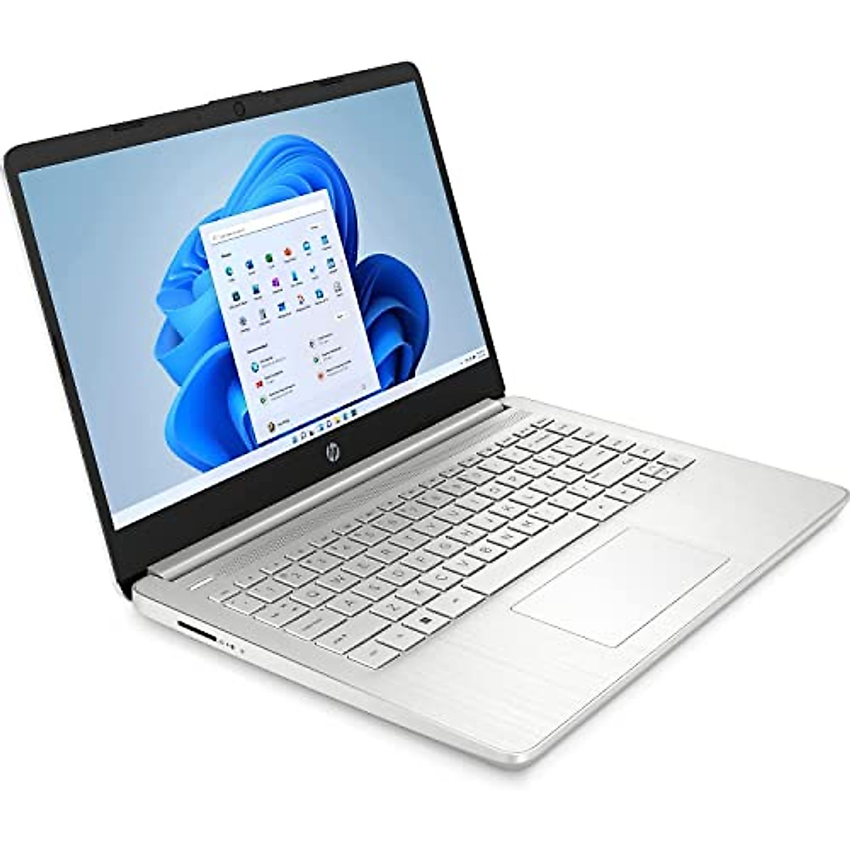 HP Laptop 14-DQ5043CL 14" Full HD, Intel Core i3-1215U, Intel UHD Graphics, 8GB DDR4 RAM, 512GB SSD Storage, Windows 11 Home, Natural Silver (Renewed)