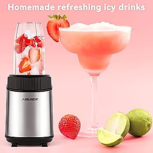Bullet Blender Smoothie Maker 900W with To-Go Cups, Smoothie Blender, Upgrade 6-Point Blade, Smoothie Blender, Shake Blender Combo for Frozen Drink