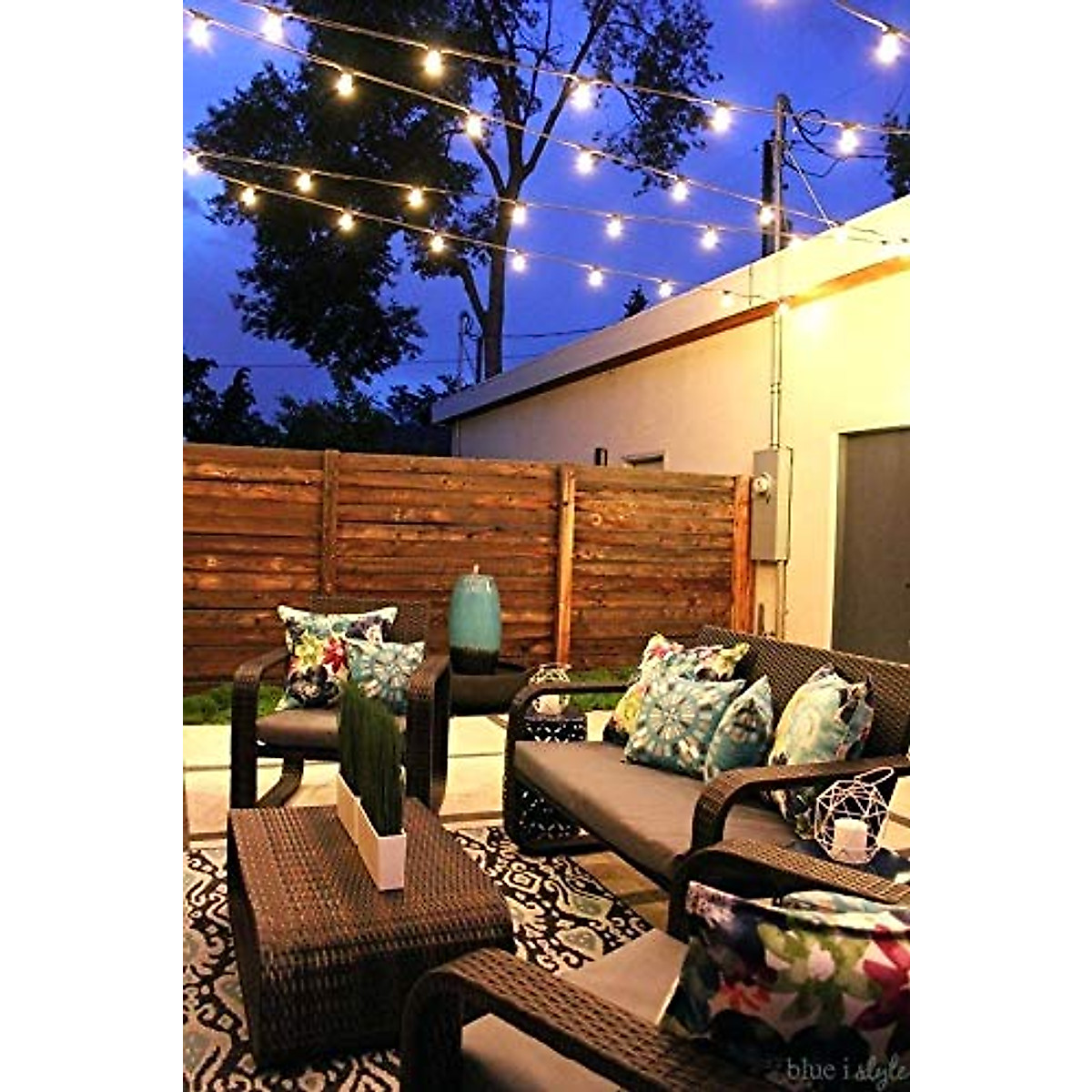 Magictec Solar String Lights, LED S14 Solar String Light Outdoor Waterproof Lighting Decoration Energy Saving Hanging Decor for Garden, Balcony, Porch, Backyard or Camp Tent 27 ft