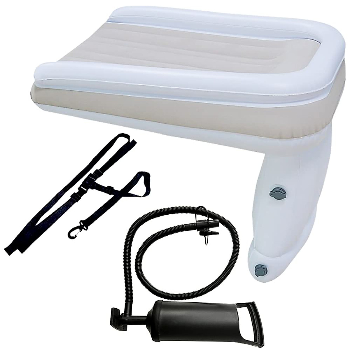 BABYBOO Convenient Inflatable Travel Bed for Toddlers | Fly Travel Kids Bed Fits Most Airplane Seats | Portable Airplane Car Bed for Toddler | Car Seat Toddler Travel