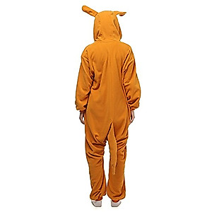 DIZGE Unisex Adult Animal Onesie One-Piece Kangaroo Animal Pajamas Cosplay Costume Medium