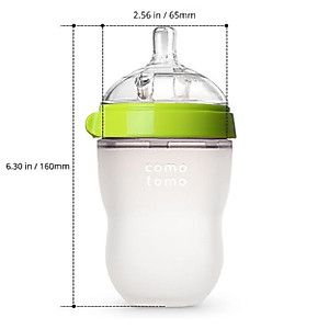 Comotomo - Soft Hygienic Silicone Baby Bottle Twin Pack 3m+ Pink - 8 oz.