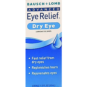Bausch & Lomb Advanced Eye Relief Dry Eye Lubricant Eye Drops 1oz ( Packs of 3)