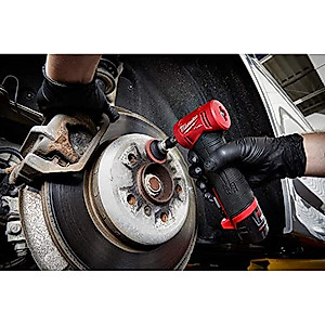 Milwaukee M12 FUEL 12V Lithium-Ion Brushless Cordless 1/4 in. Right Angle Die Grinder (Tool-Only) + Accessory