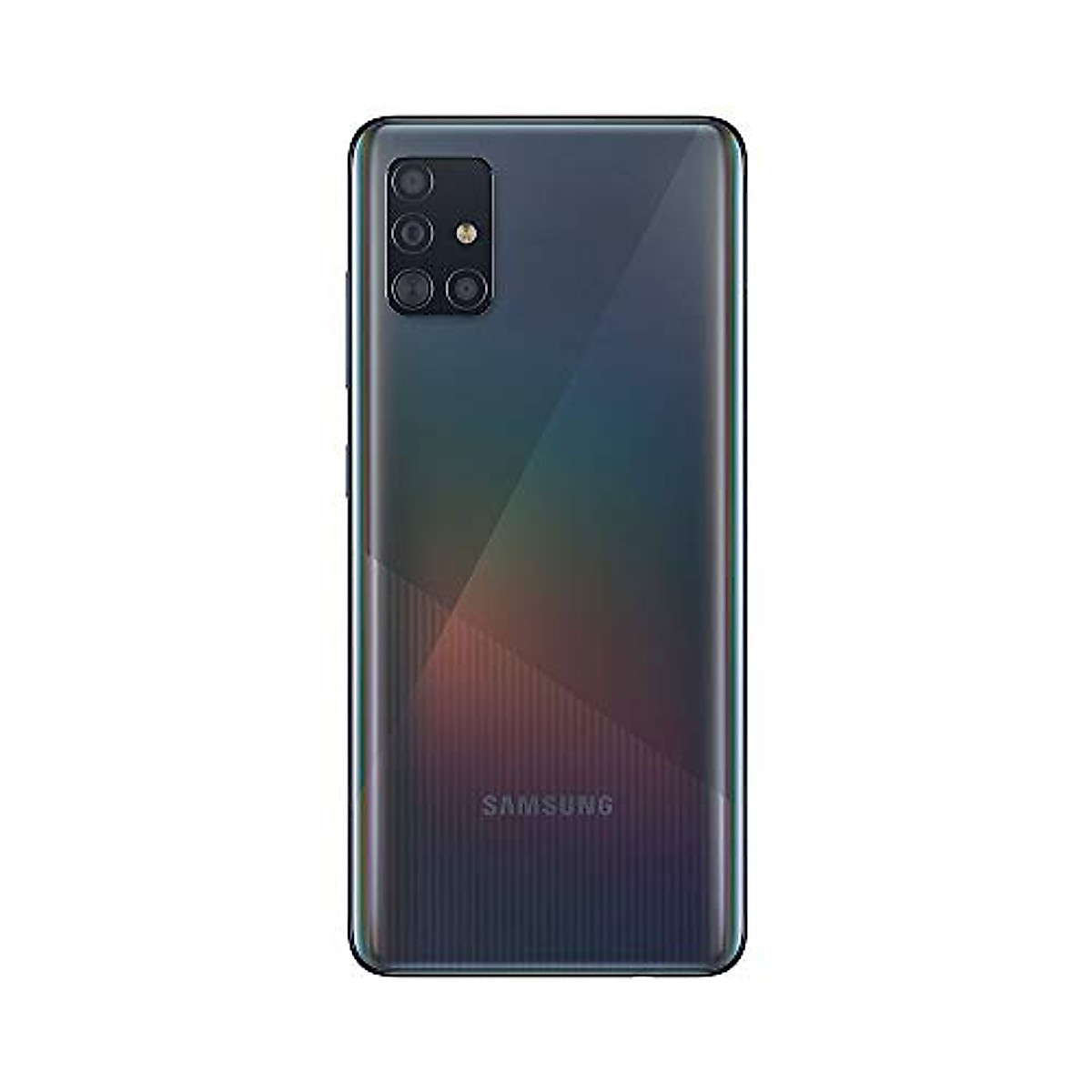 SAMSUNG Galaxy A51 A515F 128GB DUOS GSM Unlocked Phone w/Quad Camera 48 MP + 12 MP + 5 MP + 5 MP (International Variant/US Compatible LTE) - Prism Crush Black
