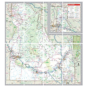 Rand McNally Easy to Fold: Idaho State Laminated Map