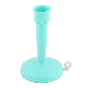 Qtqgoitem Rubber Handle Kitchen Bathroom Water Saving Faucet Nozzle Filter Sprayer Cyan White (Model: 4b1 819 1a9 213 1a5)