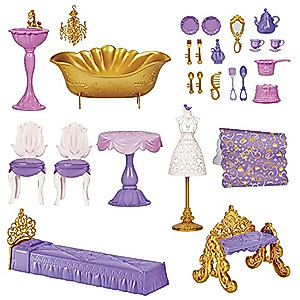 Disney Princess Ultimate Celebration Castle, 4 Feet Tall Doll House with Furniture and Accessories, Musical Fireworks Light Show, Toy for Girls 3 and Up