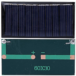Solar Panels Battery Charger - 50MA 5V Mini Solar Panel Battery Charger Polycrystalline Silicon Outdoor Charging Power Supply