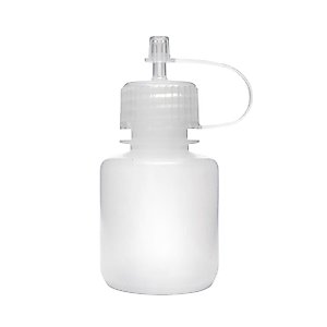 EISCO Dropping Bottle, 30ml - LDPE Plastic - Includes Screw Cap with Built-in Nozzle & Cover